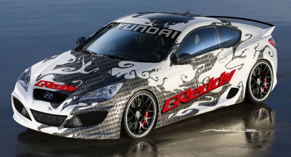 GReddy Preps Go-Faster Genesis Coupe For SEMA With Goal Of 500 HP ...