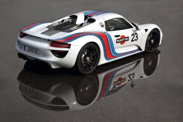 Porsche 918 Spyder Gets Legendary Martini Racing Team Brand Livery ...