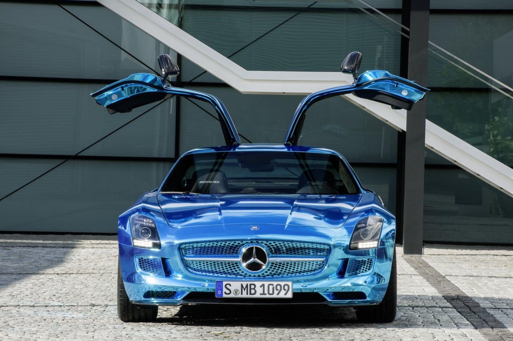 Mercedes-Benz SLS Electric Drive Electrifies At 2012 Paris Motor Show ...