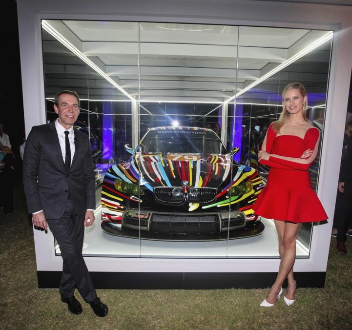 Jeff Koons Presented US Debut of his BMW Art Car at Art Basel in Miami ...
