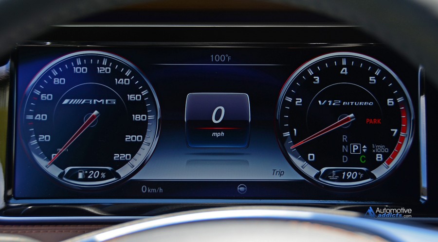 2015-mercedes-benz-s65-amg-sedan-gauge-cluster : Automotive Addicts