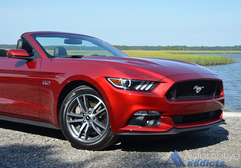 2015-ford-mustang-gt-convertible-front-half : Automotive Addicts