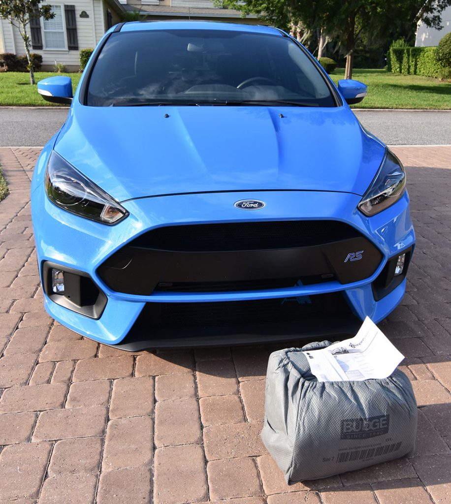Storing the Ford Focus RS with a Car Cover from EmpireCovers ...