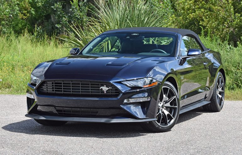 2021 Ford Mustang EcoBoost High Performance Package Convertible Review ...