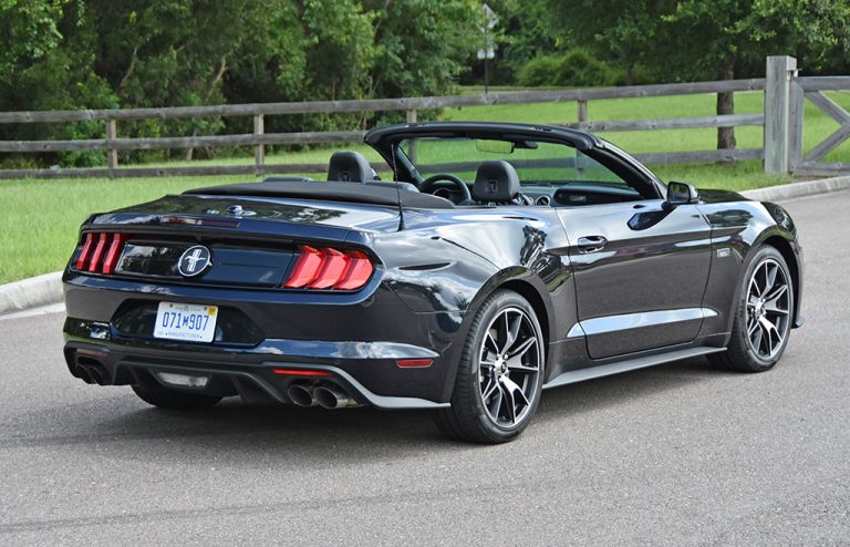 2021 Ford Mustang EcoBoost High Performance Package Convertible Review ...