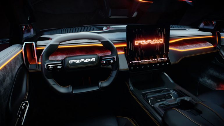 Stellantis Unleashes Ram 1500 Revolution Electric Truck Concept Vehicle ...