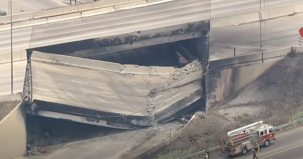 Major Traffic Delays Start After Part of I-95 Collapsed in Philadelphia ...