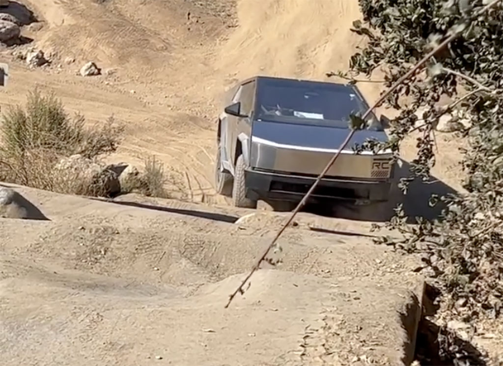 Ford CEO Jim Farley Claims Popular Video of Stuck Tesla Cybertruck is ...