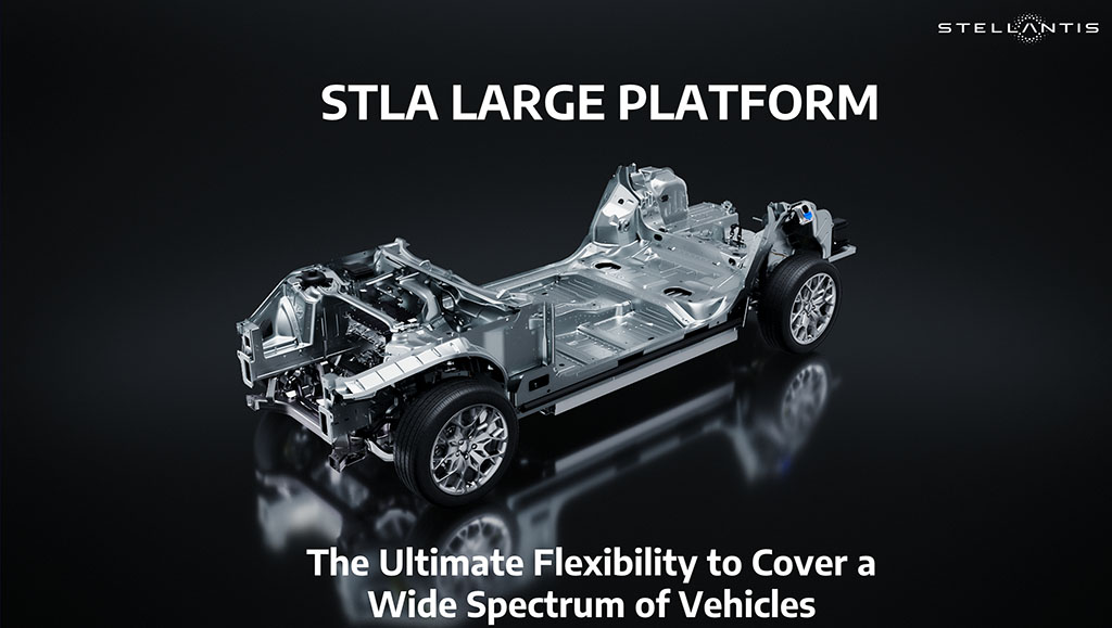 Stellantis Rolls Out BEV-native STLA Large Platform Touting 500-mile ...