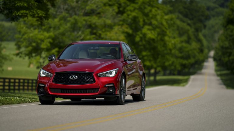 2024 Infiniti Q50 Red Sport 400 AWD Review & Test Drive : Automotive ...