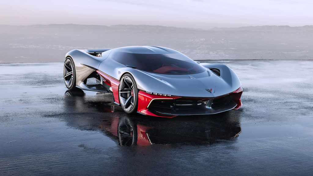 Chevy’s Wild New Corvette Concept Ditches the V8 and Leans Hard Into an ...