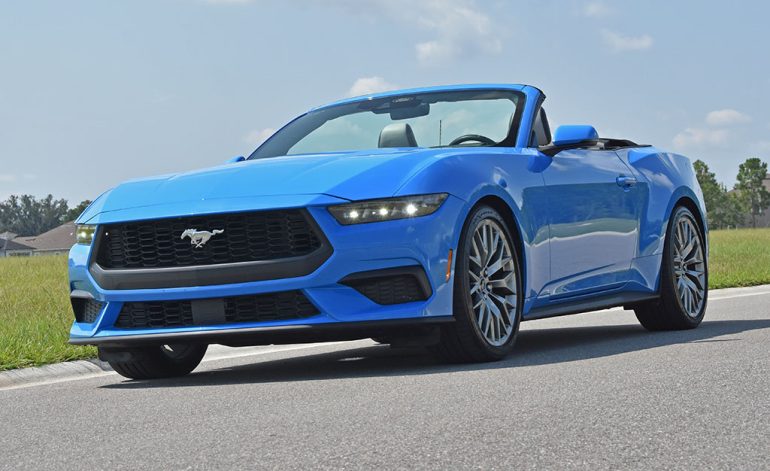 2025 Ford Mustang EcoBoost Convertible Premium Review & Test Drive ...
