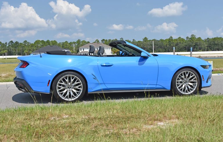 2025 Ford Mustang EcoBoost Convertible Premium Review & Test Drive ...