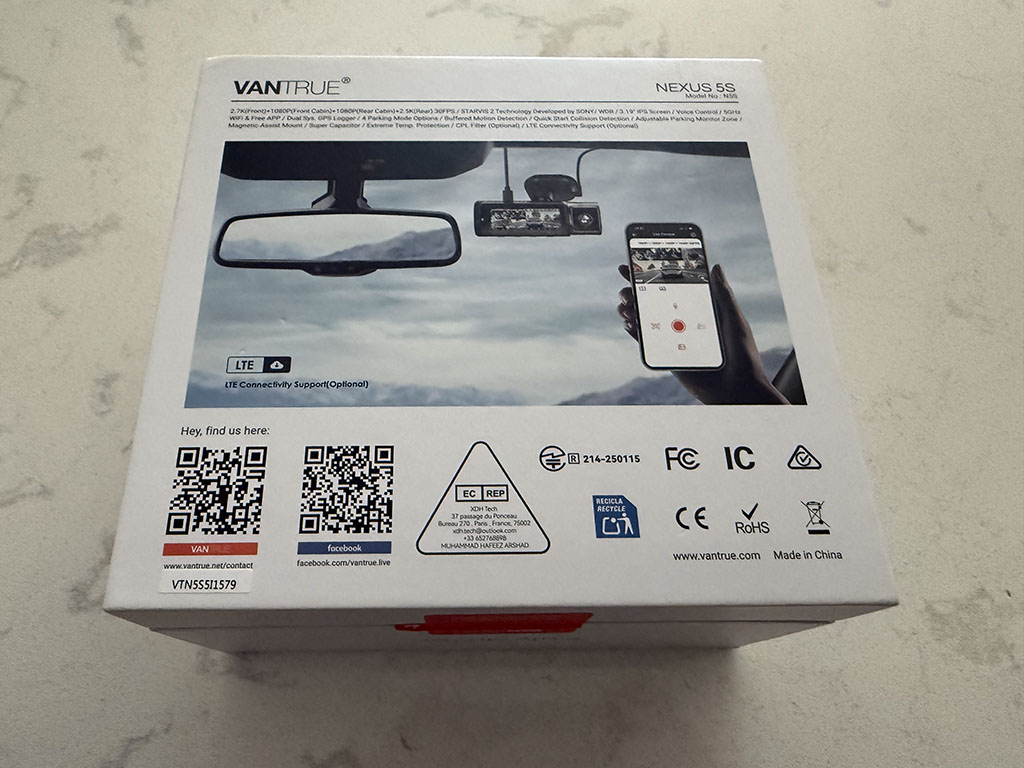 Vantrue Nexus 5S Review Brings True 360 Coverage With Thoughtful ...