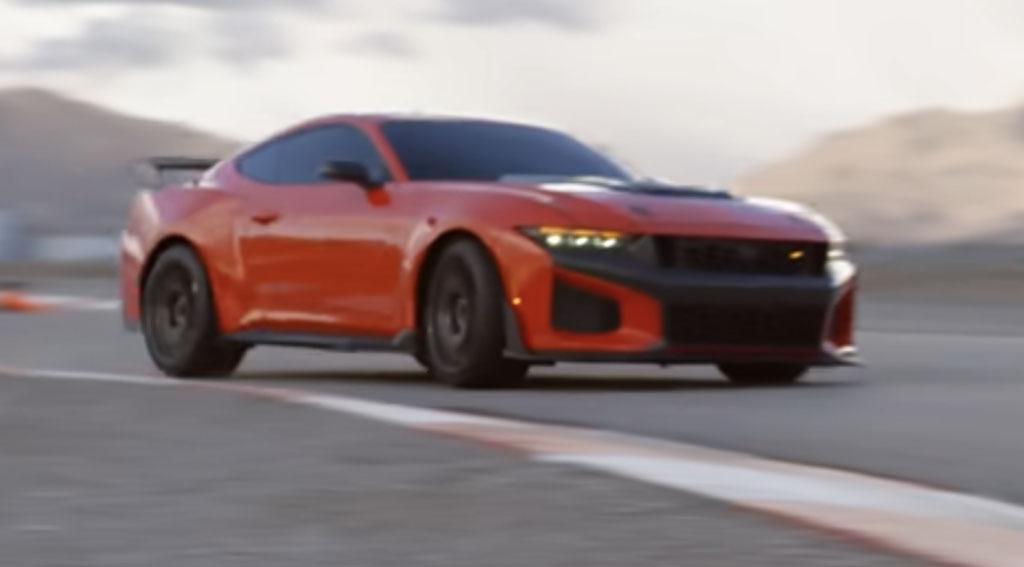 Ford’s Mustang Dark Horse SC Teased With Max Verstappen at the Wheel ...