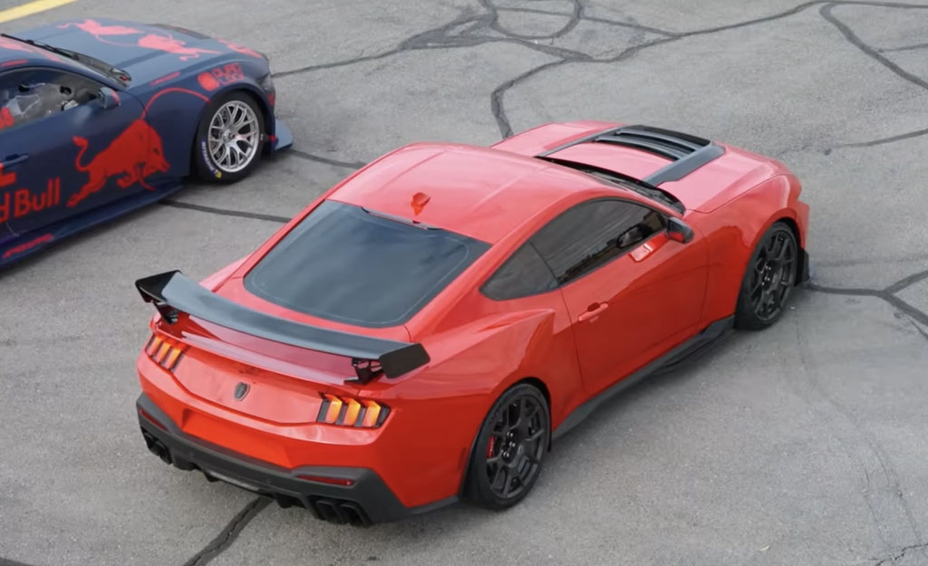 Ford’s Mustang Dark Horse SC Teased With Max Verstappen at the Wheel ...